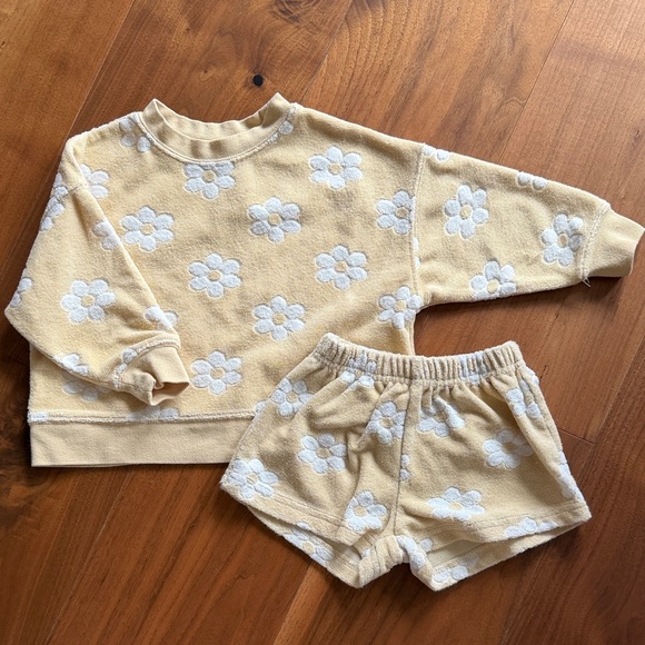 Rylee + Cru | Matching Sets | Rylee Cru Terry Floral Toddler Girls ...